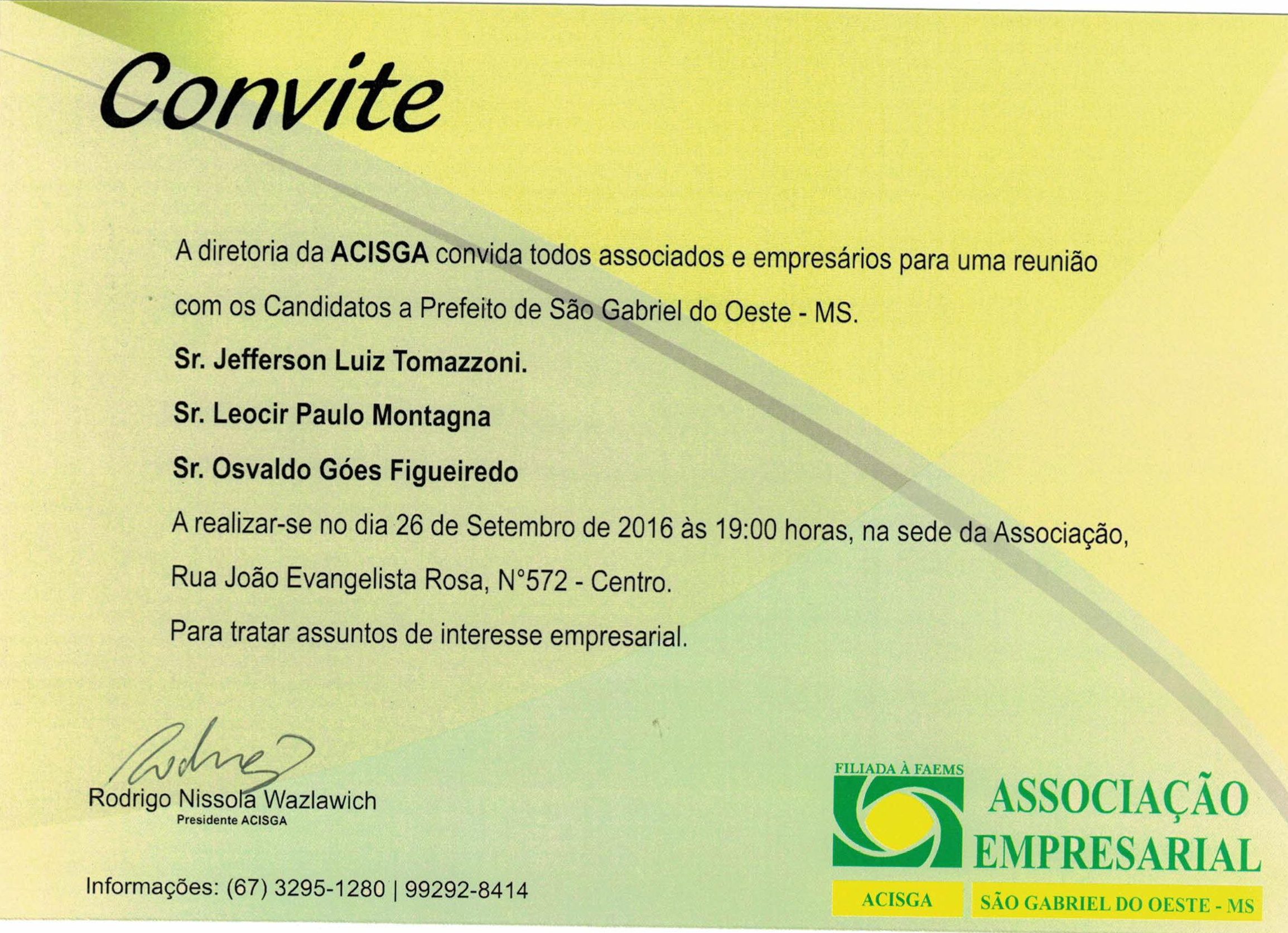 Associação Empresarial De São Gabriel Do Oeste